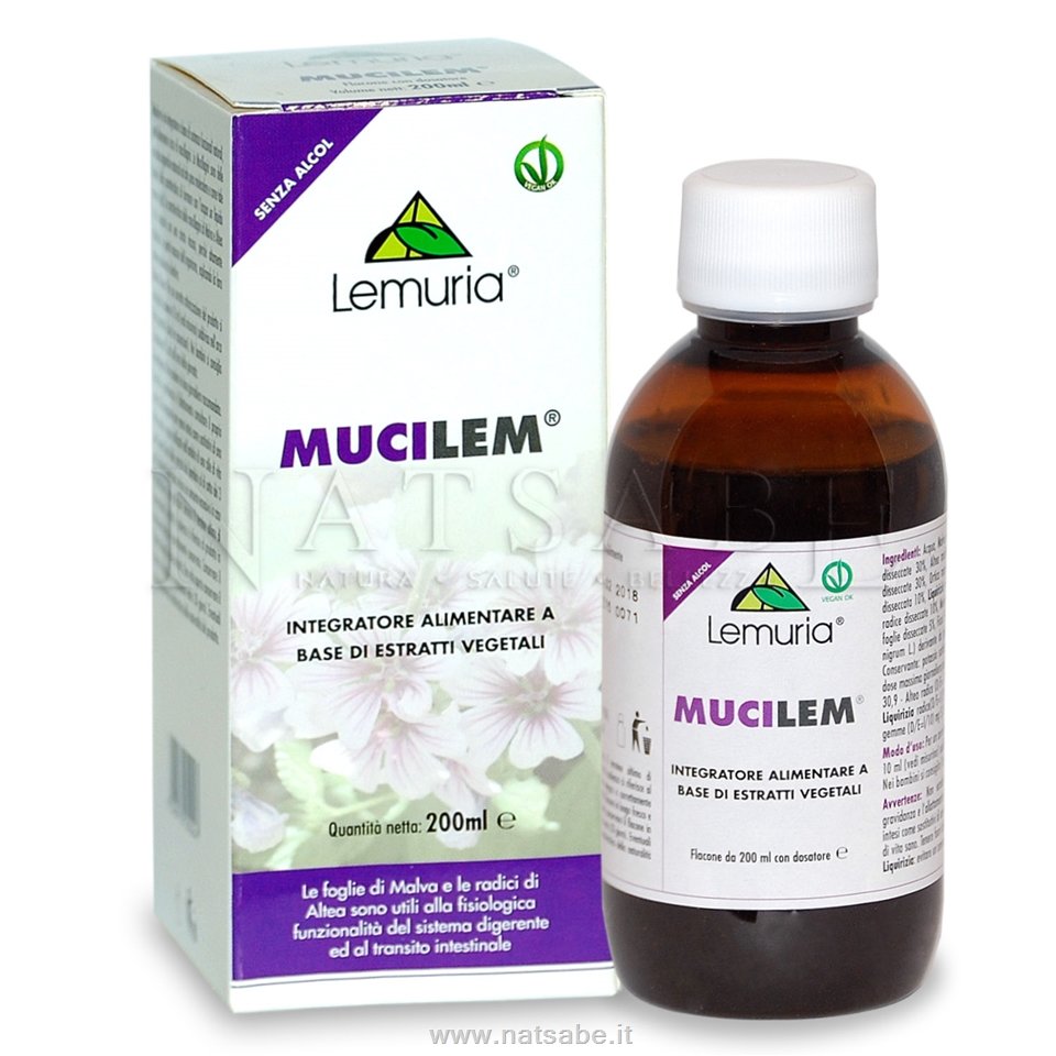 Lemuria - Mucillagine di Malva Mucilem - 200 ml | Intestino ...